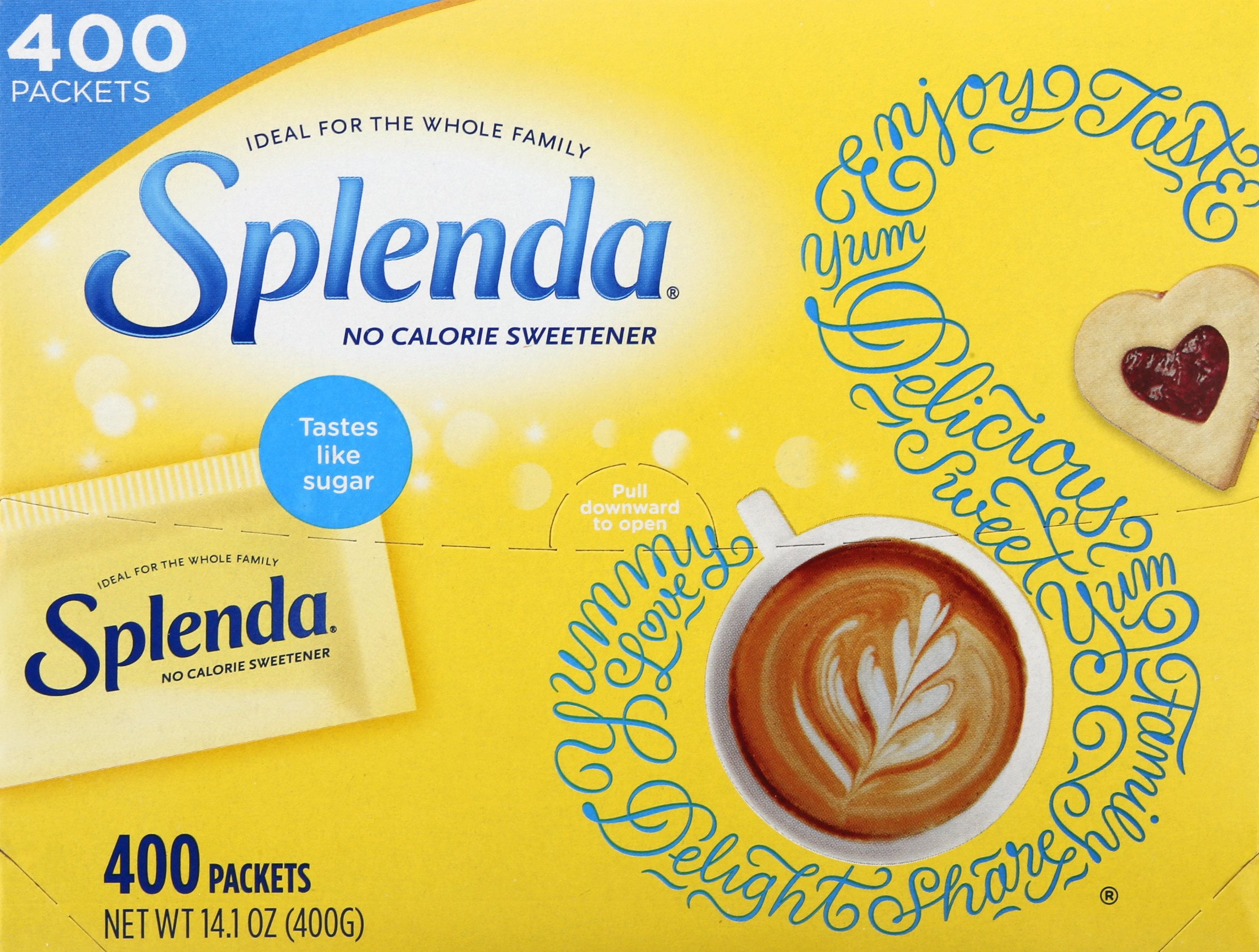 Splenda Zero Calorie Sweetener Packets - 14.1oz / 400pk – BrickSeek