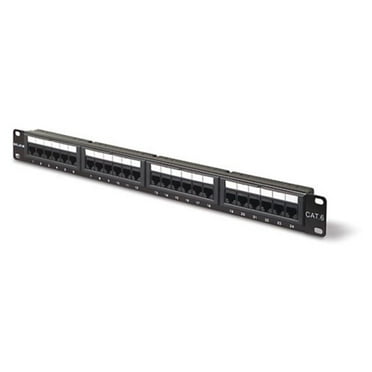 Leviton 476TM-624 Twist and Mount Patch Panel, 24 CAT 6 Ports - Walmart.com