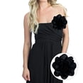 1-4PC Extra Large Flower Brooches Lapel Pins Handmade Dainty Satin ...