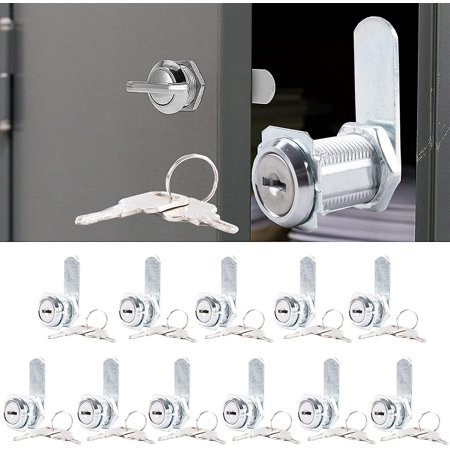 SHTUUYINGG Cabinet Locks With Keys, Cam Lock, 1-1/8 90cylinder Cam Lock ...