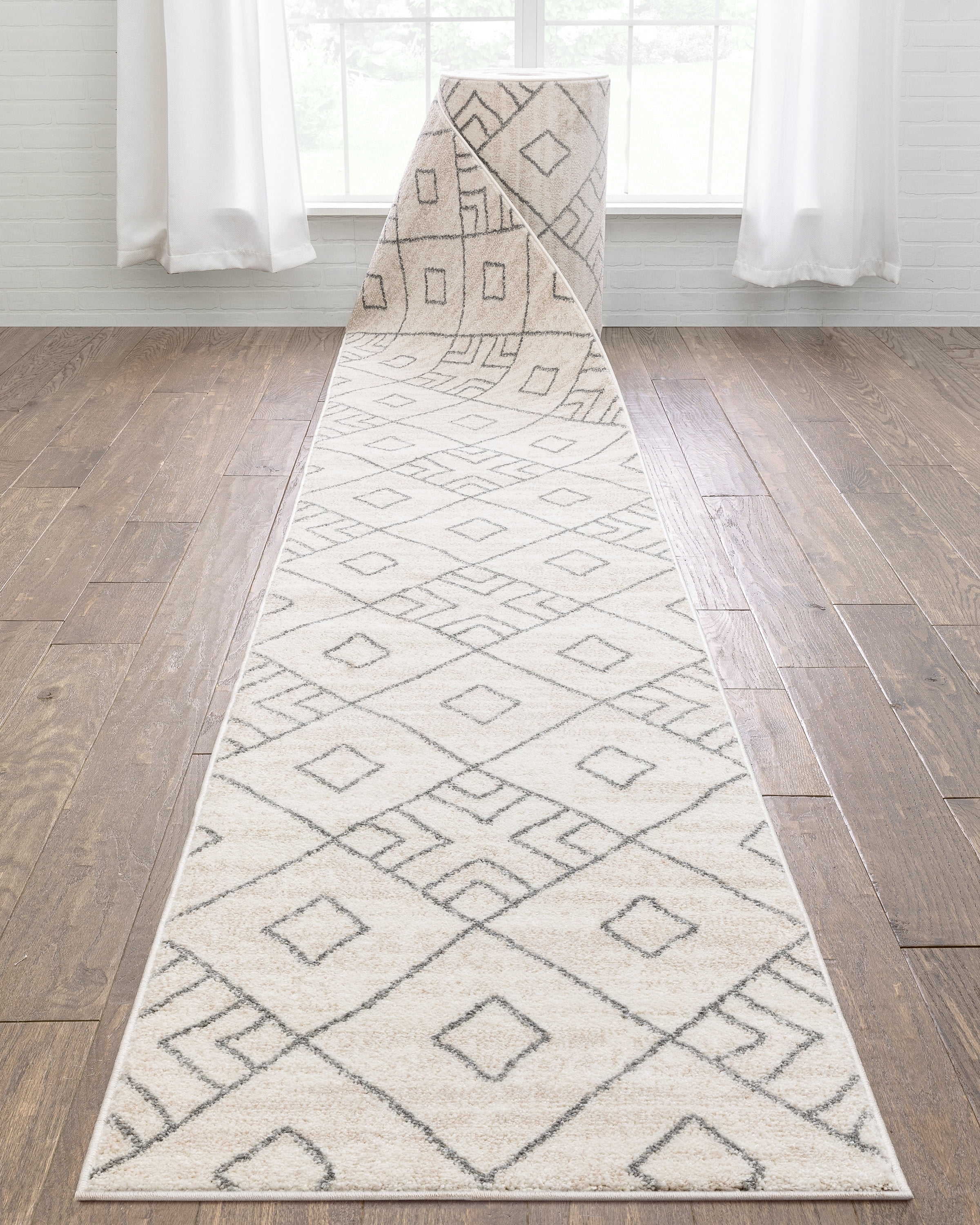 Well Woven Custom Size Runner - Choose Your Length - Dellio Ivory ...