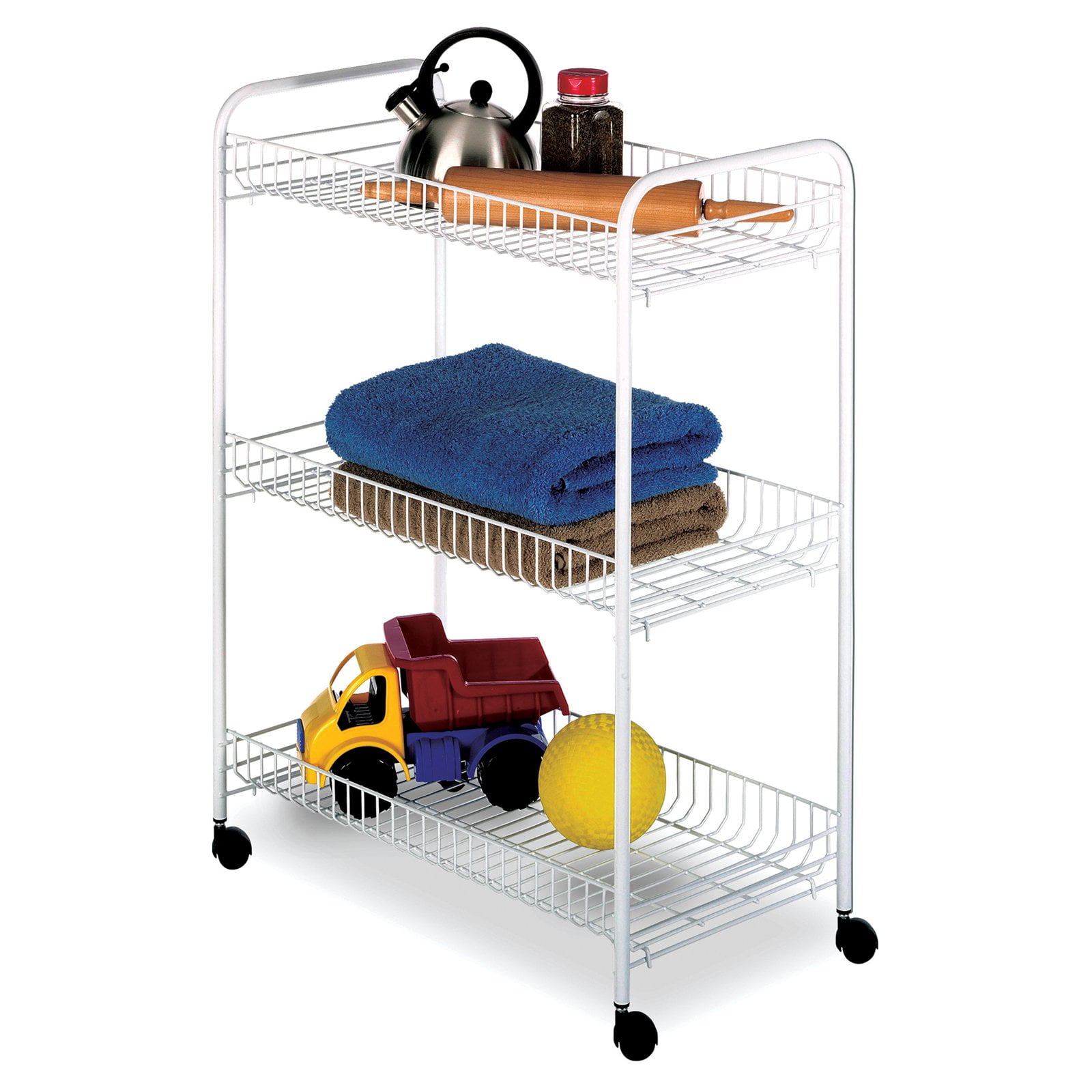 Whitmor White Jumbo Utility Cart - Walmart.com