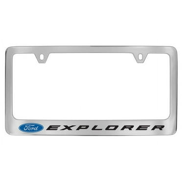 Ford F 150 Black Coated Zinc Metal Bottom Engraved License Plate Frame ...