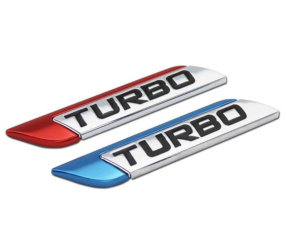 Buy SPRING PARK 3D Metal TURBO Turbocharged Car Sticker Logo Emblem ...