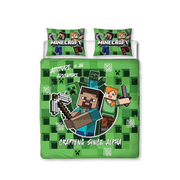 Minecraft Blocks Duvet Cover Set - Walmart.ca