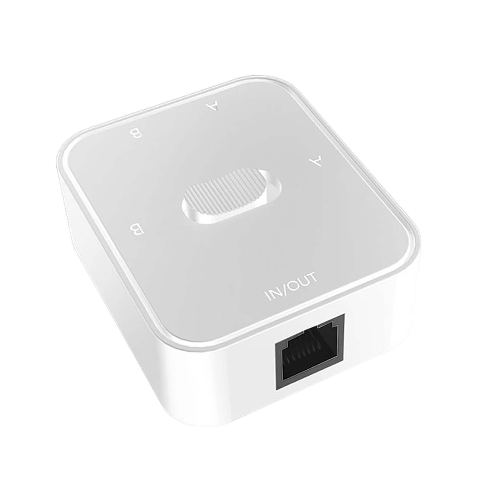 Gigabit Unmanaged Network Switch 2 Port Network Hub switch Selector ...