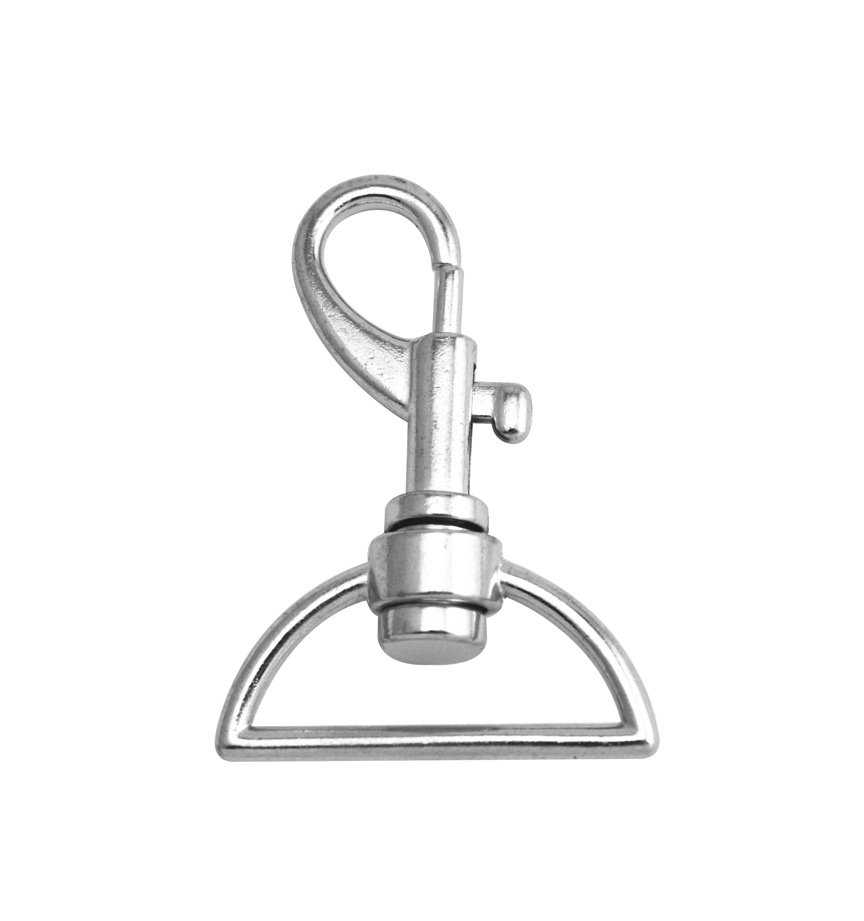 Fenggtonqii Silvery 1.25" Inner Diameter Right Angle D Ring Medium Gun ...