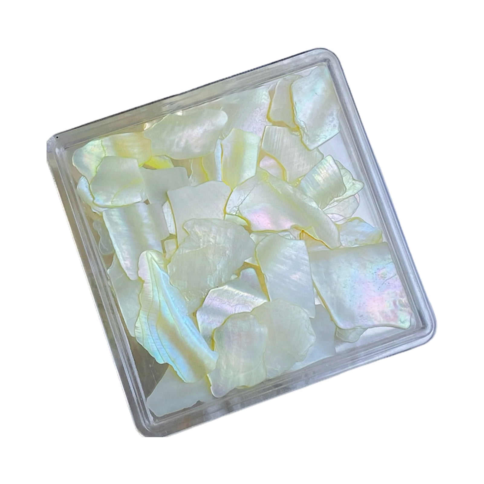 Hesroicy 1 Box Nail Art Decor Irregular Shape Broken-off Ultra-thin ...