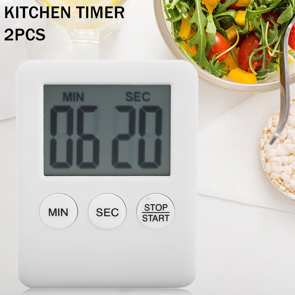 Willstar Kitchen Timer & Stopwatch,Large LCD Kitchen Timer Large Count ...