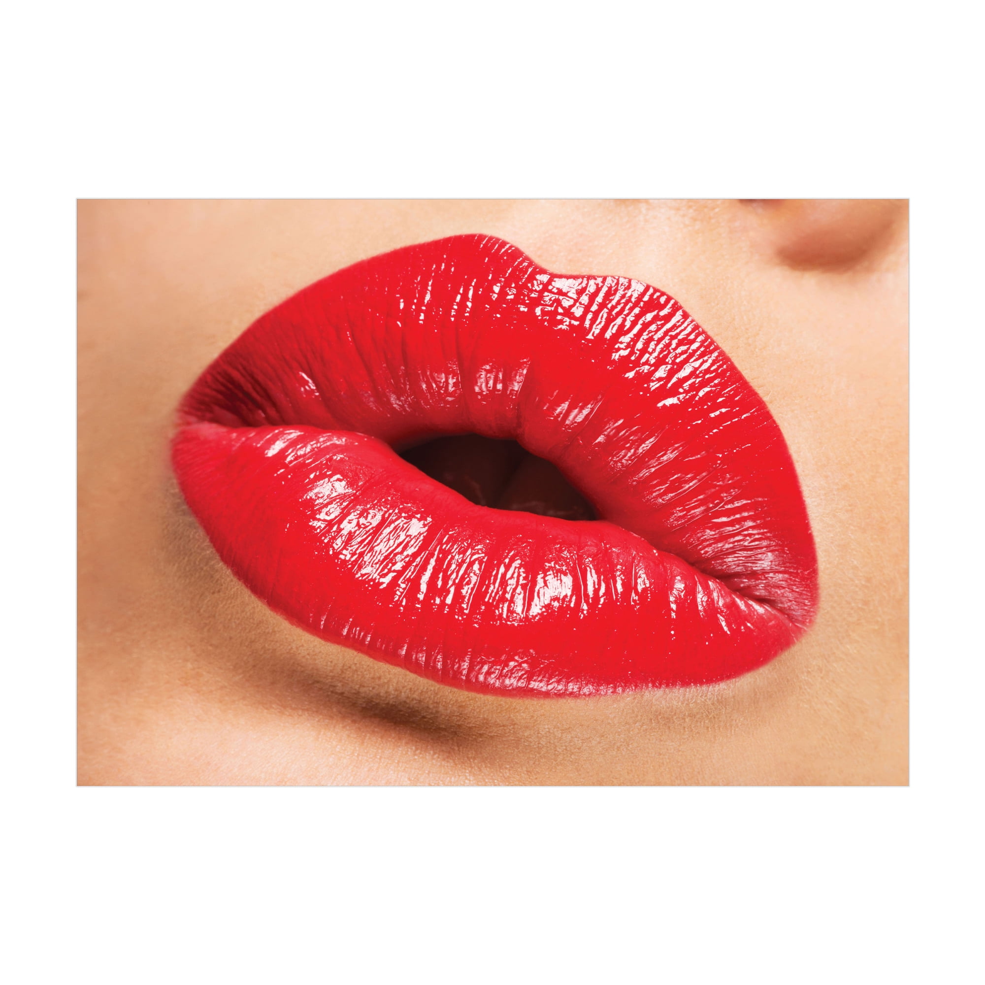 Ambesonne Lips Jigsaw Puzzle, Juicy Lipstick Illustration, Heirloom ...
