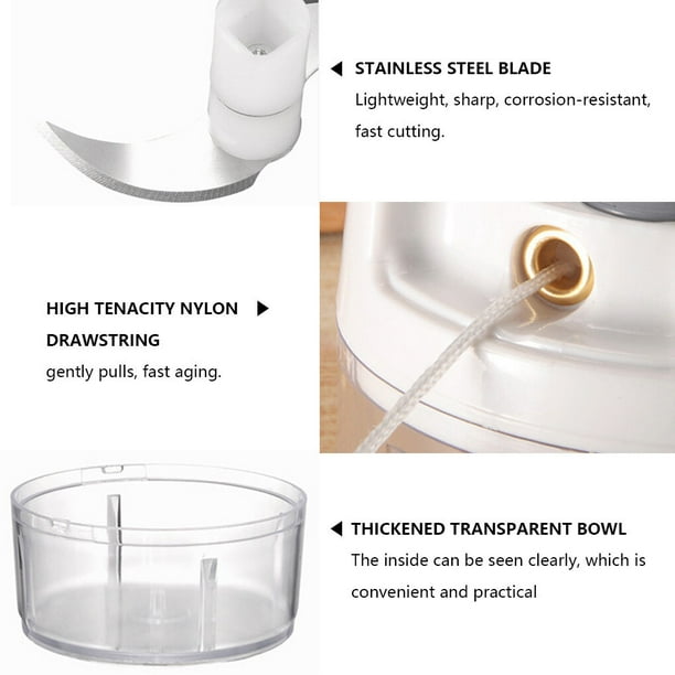 justharion Mini Garlic Press 170ml Kitchen Pepper Chopper Mincer Manual ...