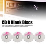 CD R Blank Discs, 700MB 52X Recordable Disc, Blank CDs For Burning ...