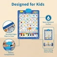 Talking Wall Charts for Kids Bilingual,Talking English Learning Board ...