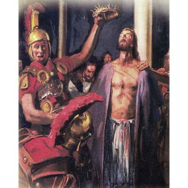 Catholic print picture - Jesus Condemned to Death T - 8" x 10" ready to ...