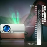 RCA, 480P LCD HD Home Theater Projector with Bonus 100" Fold up ...