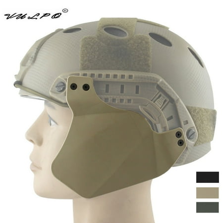 VULPO Paintball Airsoft Helmet Side Cover Tactical Helmet Two Ear ...