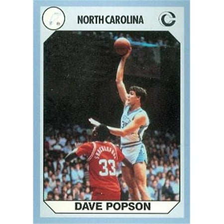 Dave Popson Basketball Card (North Carolina) 1990 Collegiate Collection ...