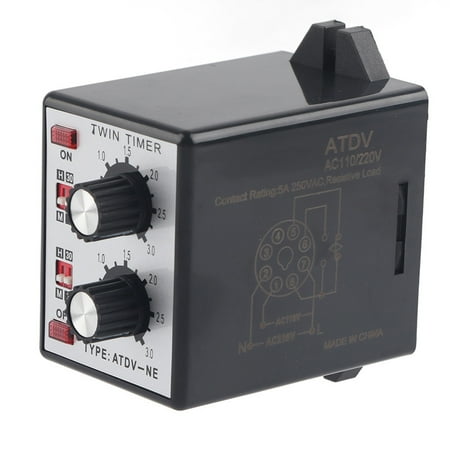 Time Switch Relay, Return Time Max0.2s Twin Timer Relay, Power Saving ...