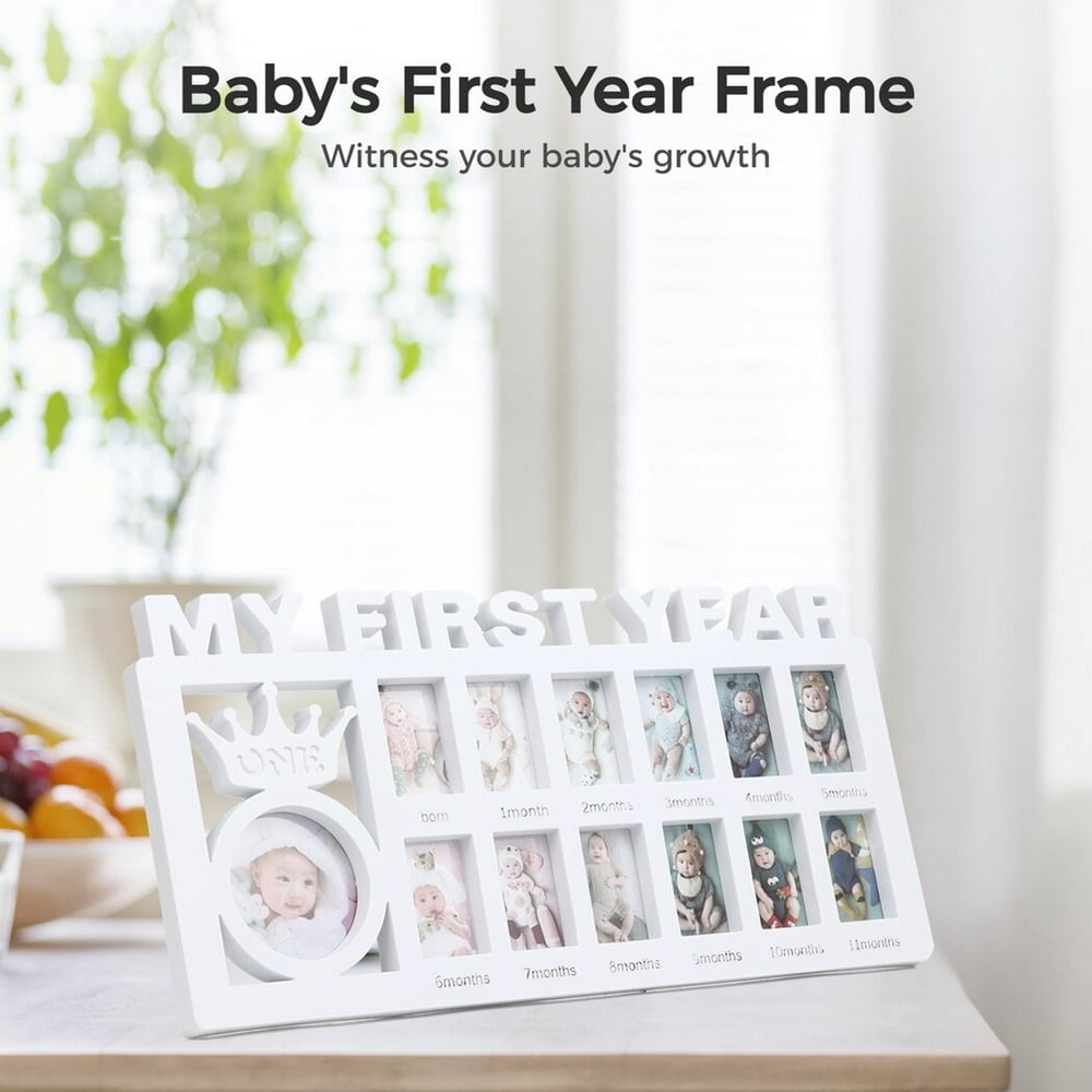 Click here for Amerteerca Newborn Baby Picture Frame My First Yea... prices