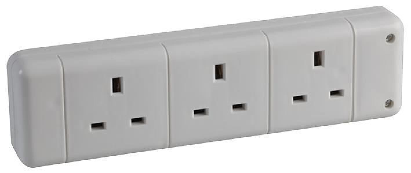 PRO ELEC - 3 Way Extension Socket - Walmart.com