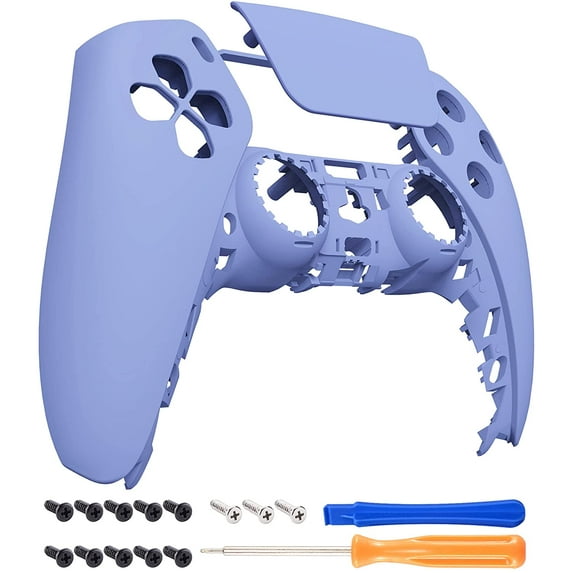Light Violet Touchpad Front Housing Shell for PS5 Controller Soft Touch ...