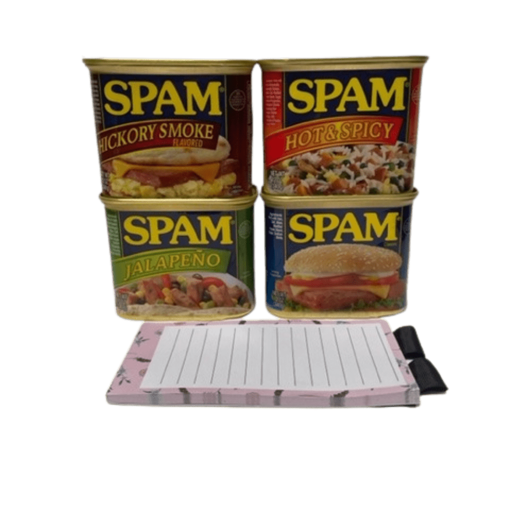 Spam Variety 4 Pack, 1- Original, 1-Hot and Spicy, 1-Hickory Smoke, 1 ...