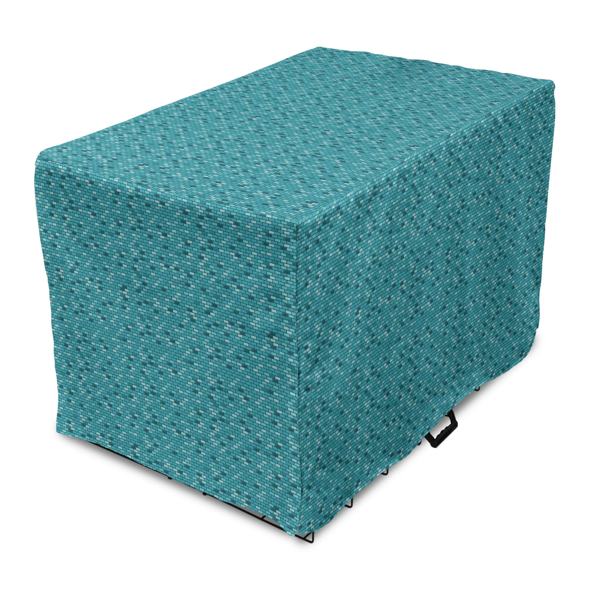 Brick Dog Crate Cover, Construction Pattern of Monotone Street Wall ...