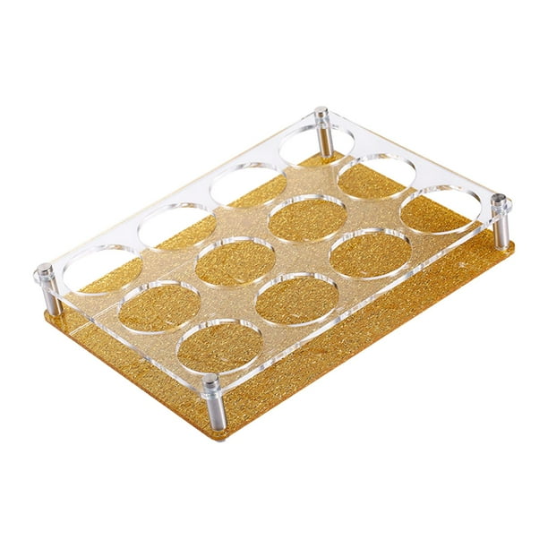 Glass Cup Tray Rack Coffee Mug Water Cup Rack Round Holes Glasses ...