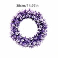 Artificial Flower Wreath for Home Decor with Elegant Bunny Design ...