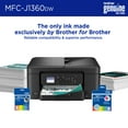 Brother, Work Smart Wireless Color All-in-One Printer, MFC-J1360DW ...