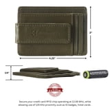 Alpine Swiss Mens RFID Safe Magnetic Money Clip Wallet Slim Front ...