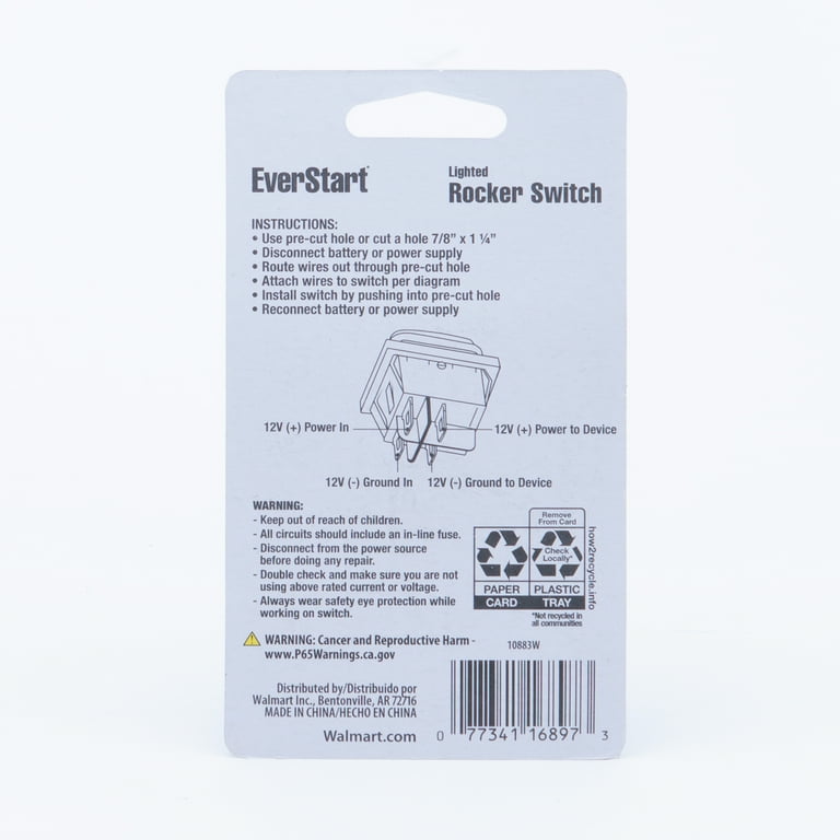 How To Wire A 12 Volt Lighted Rocker Switch | Shelly Lighting