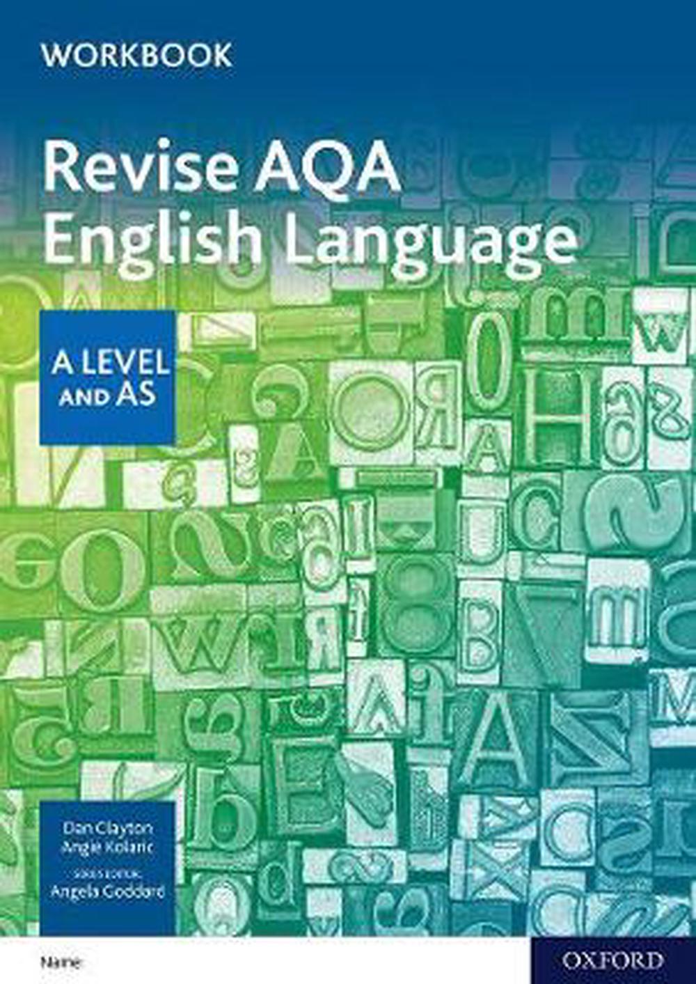 Aqa As And A Level English Language Revision Workbook Walmart