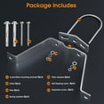 2 Pcs 4" Antenna Mast Wall Mounting Bracket 304 Stainless Steel Antenna ...