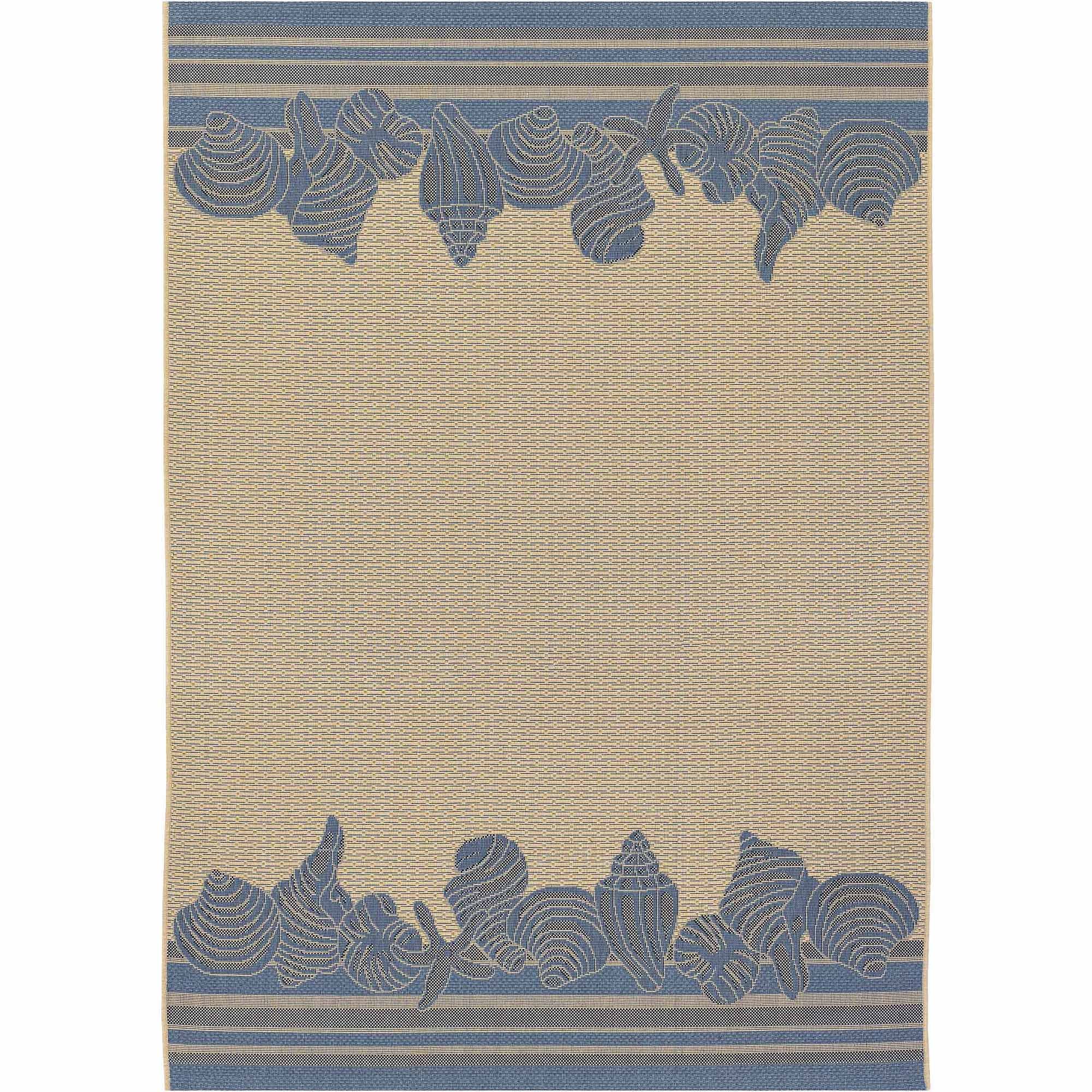 Couristan Five Seasons Shoreline Rug, Cream/Blue - Walmart.com