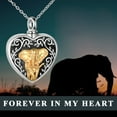 Urn necklace, sterling silver elephant cremation necklace, ashes ...