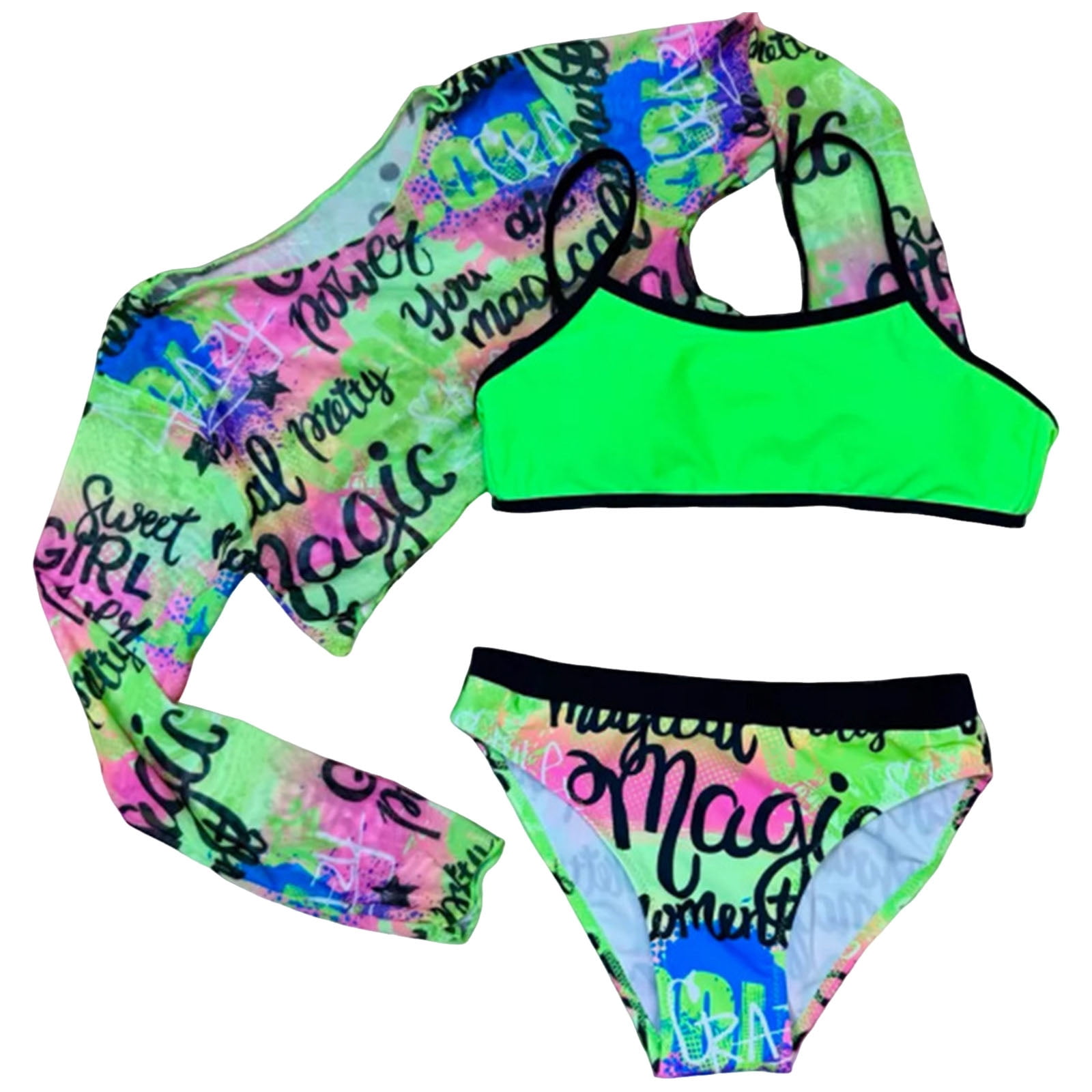 Click here for Gdxvjhbj Girls Swim Suit Girls Swimsuit 3 Piece Ba... prices