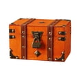 YIGSECU Ancient Craftsmanship Wooden Storage Chest Safety Fastening ...