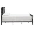 Weston Home Leona Metal Spool Full Bed, Black - Walmart.com