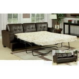 Platinum Sofa with Queen Sleeper, Black - Walmart.com