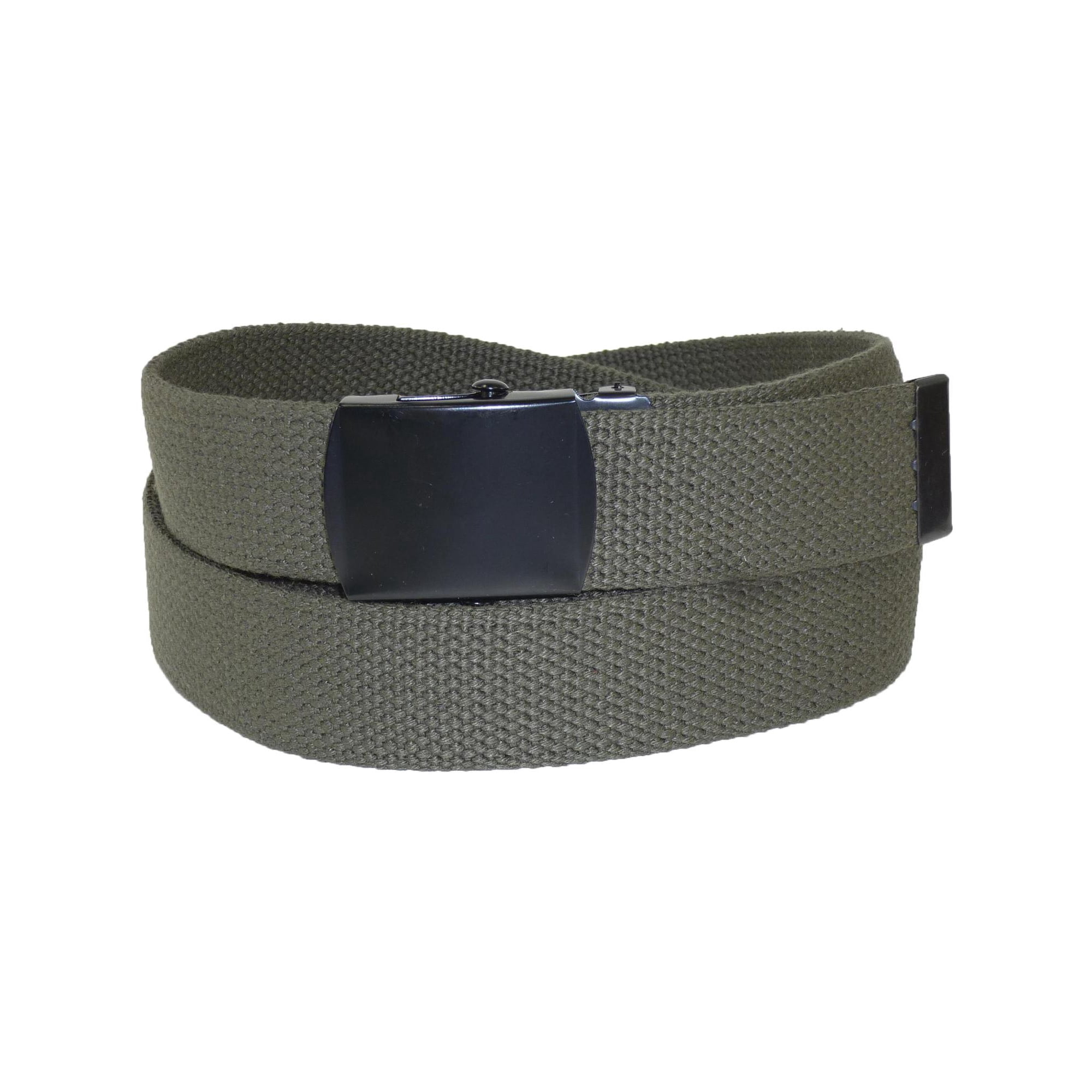 Click here for Ctm Fabric Adjustable Belt With Black Buckle (Mens... prices