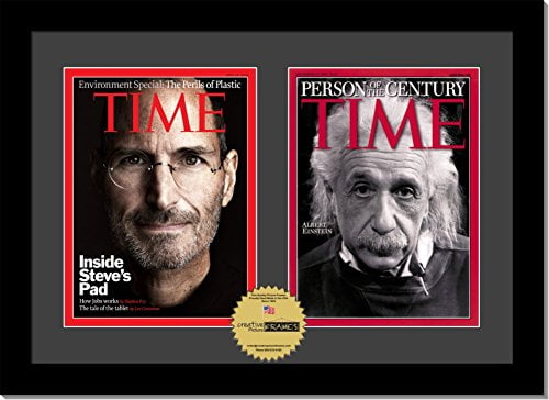 CreativePF [1420bk-b] Double Magazine Frame Holds up to 1/4-inch Thick ...