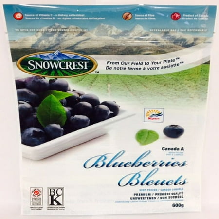 Snowcrest Premium And Unsweetened Blueberries | Walmart Canada