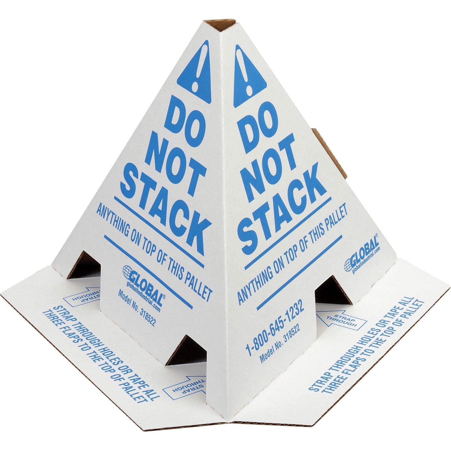 Do Not Stack Pallet Cones, 8" x 8" x 10", 50/Pk - Walmart.com