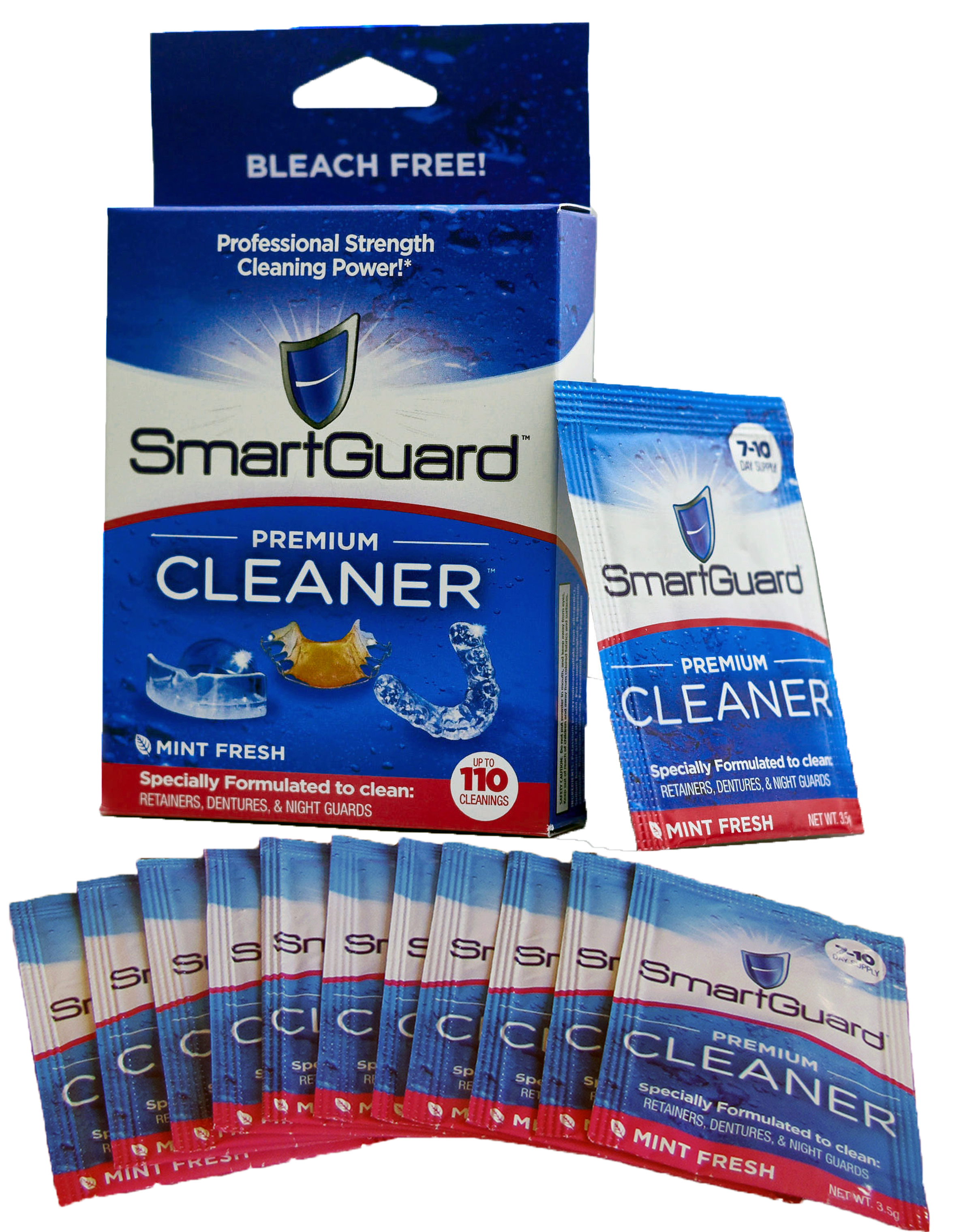 SmartGuard Mint Fresh Premium Cleaner & Disinfectant For Dentures ...