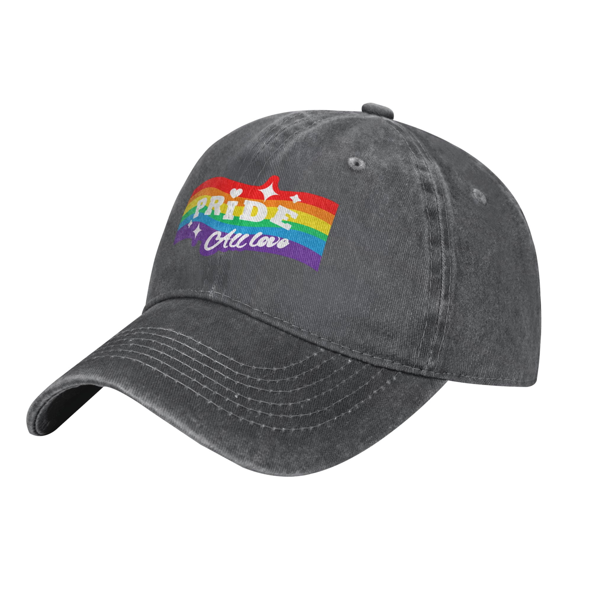 ZICANCN Mens Hats Unisex Baseball Caps-Pride Rainbow Flag Hats for Men ...