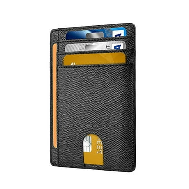 Slim Men's Front Pocket Wallet - Minimalist Leather Design with RFID ...