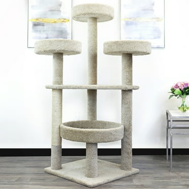 Prestige Cat Trees Castle: Indoor Condo for Large Cats, Modern Cat ...