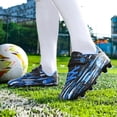 LRen Wide Soccer Cleats Boys,Kids Soccer Cleats with High-Speed TPU ...