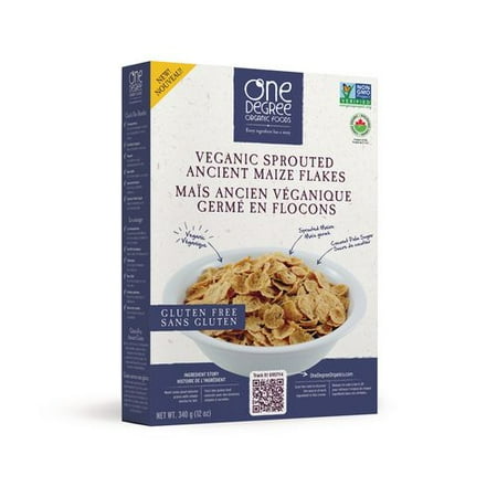 One Degree - Veganic Sprouted Ancient Maize Flakes Cereal | Walmart Canada